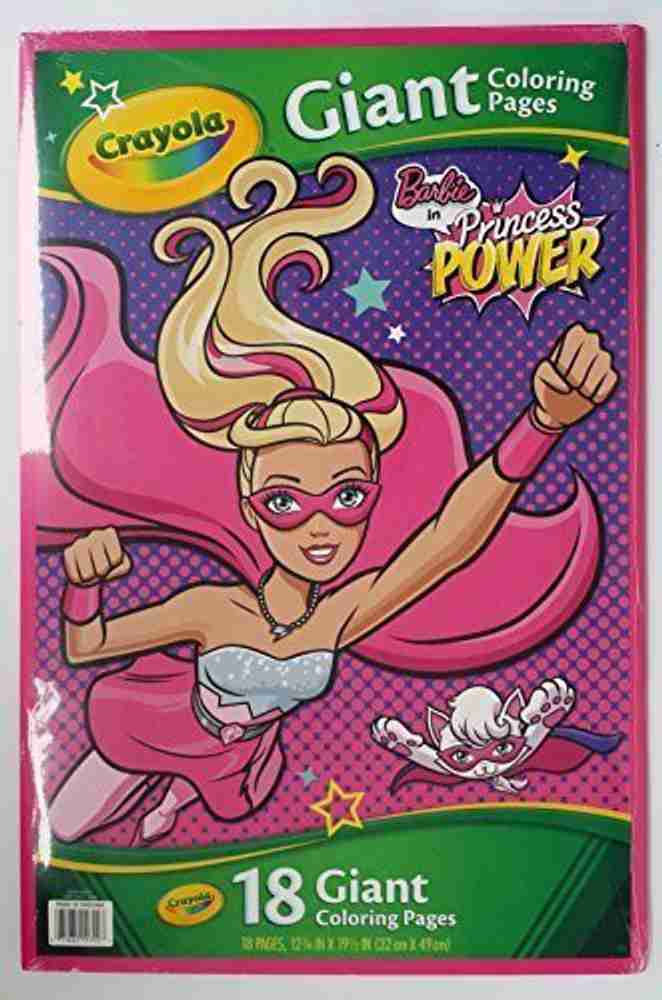 coloring pages of barbie in princess power