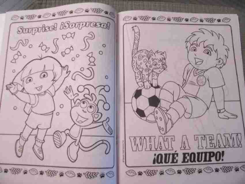 dora nad diego coloring pages