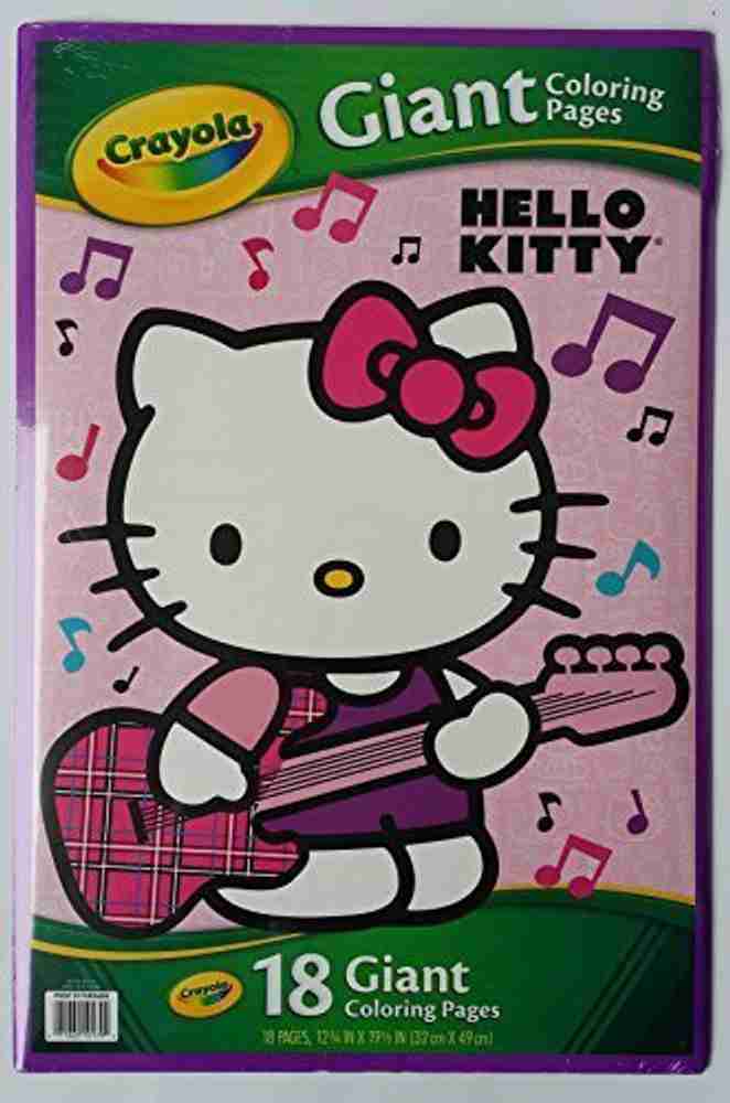 crayola giant coloring pages hello kitty