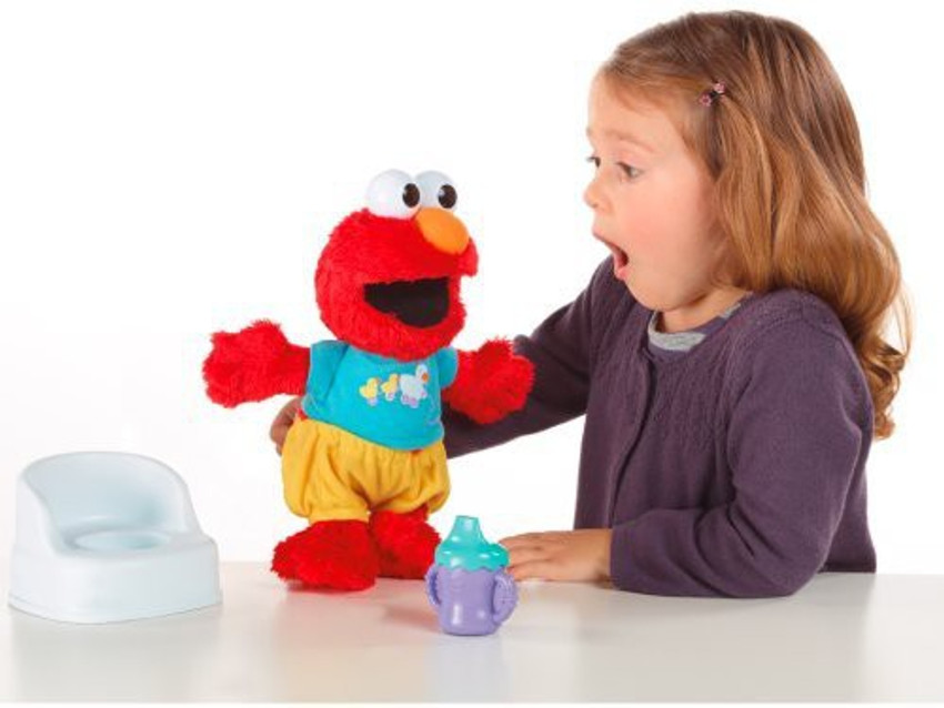 Potty Time Elmo Toy Sesame Street Potty Time Elmo Plush | BIG W