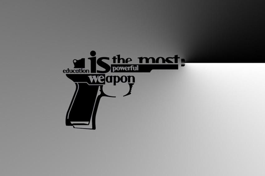 Education Is The Most Powerful Weapon Print Your Own Posters