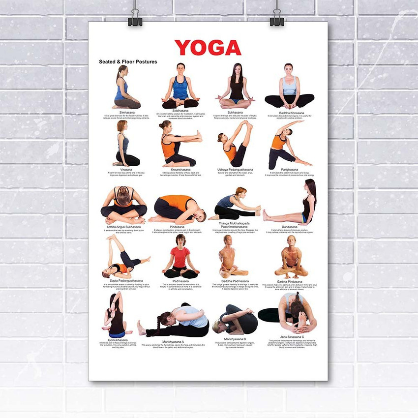 Bikram Yoga Poses Chart Printable