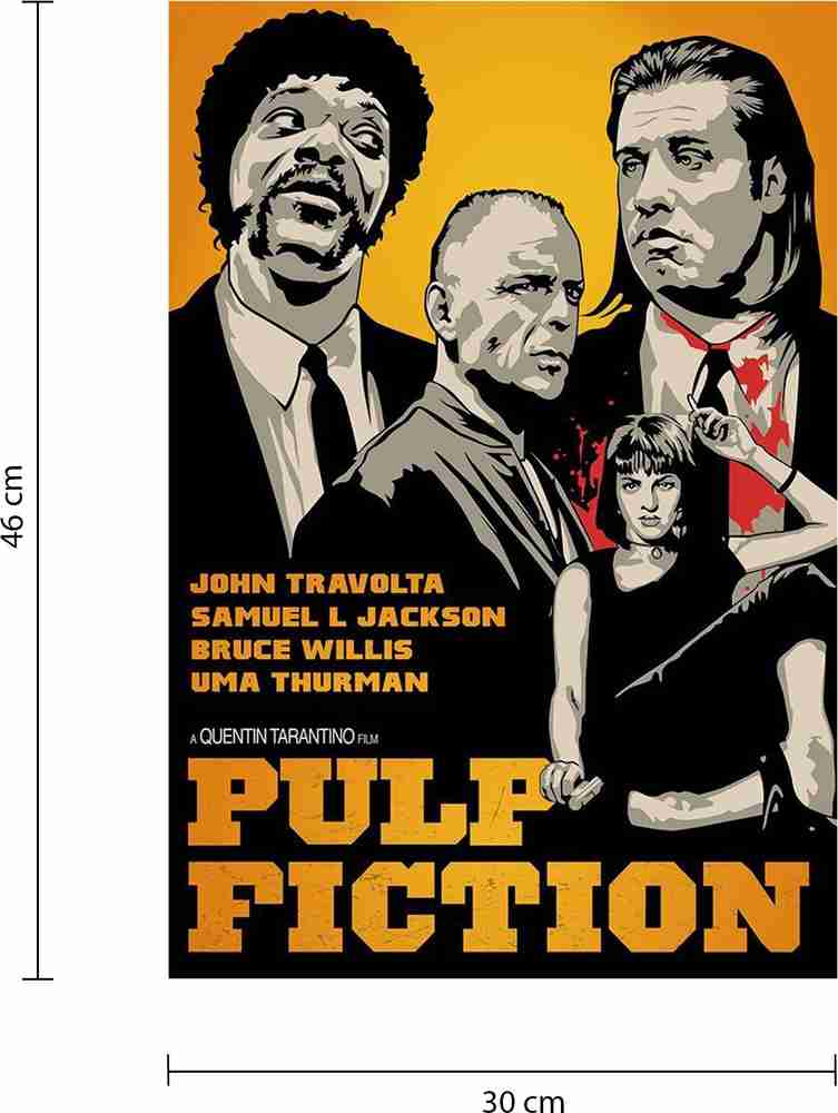 Pulp Fiction Movie Posters Pulp Fiction Tribute Poster