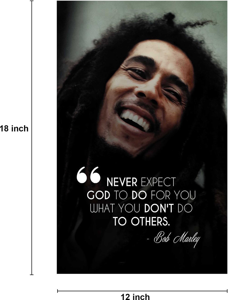 Bob Marley Images And Quotes ArtsyQuotes 15x18 White Modern Wood