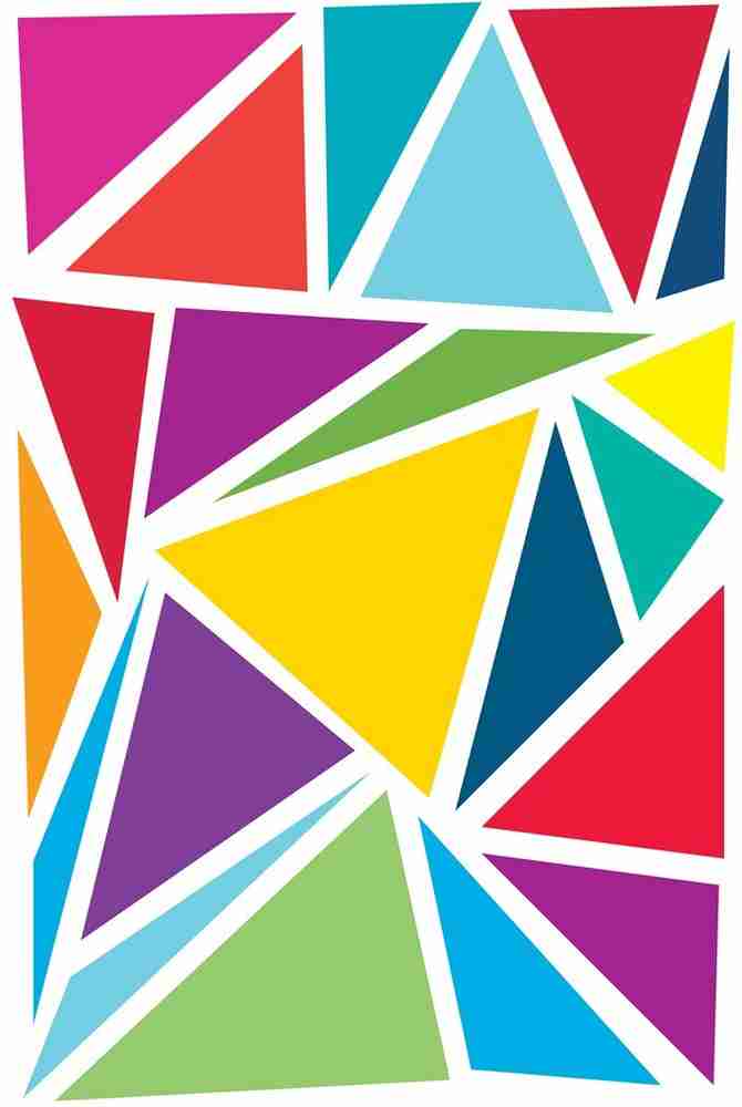 Abstract Triangle Art