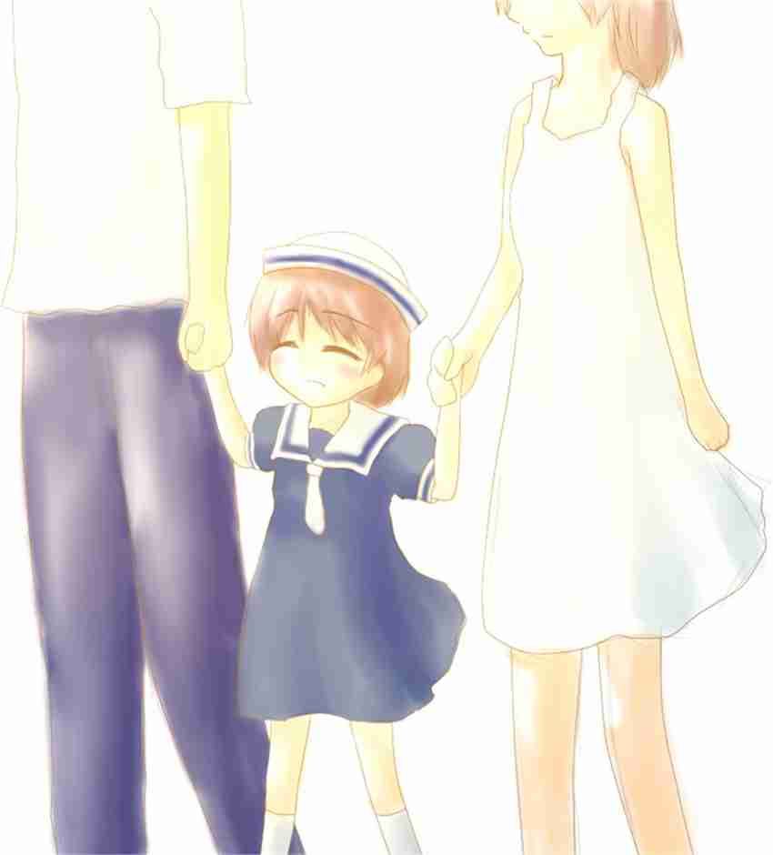 Tomoya And Nagisa Holding Hands Furukawa Nagisa, Okazaki Tomoya