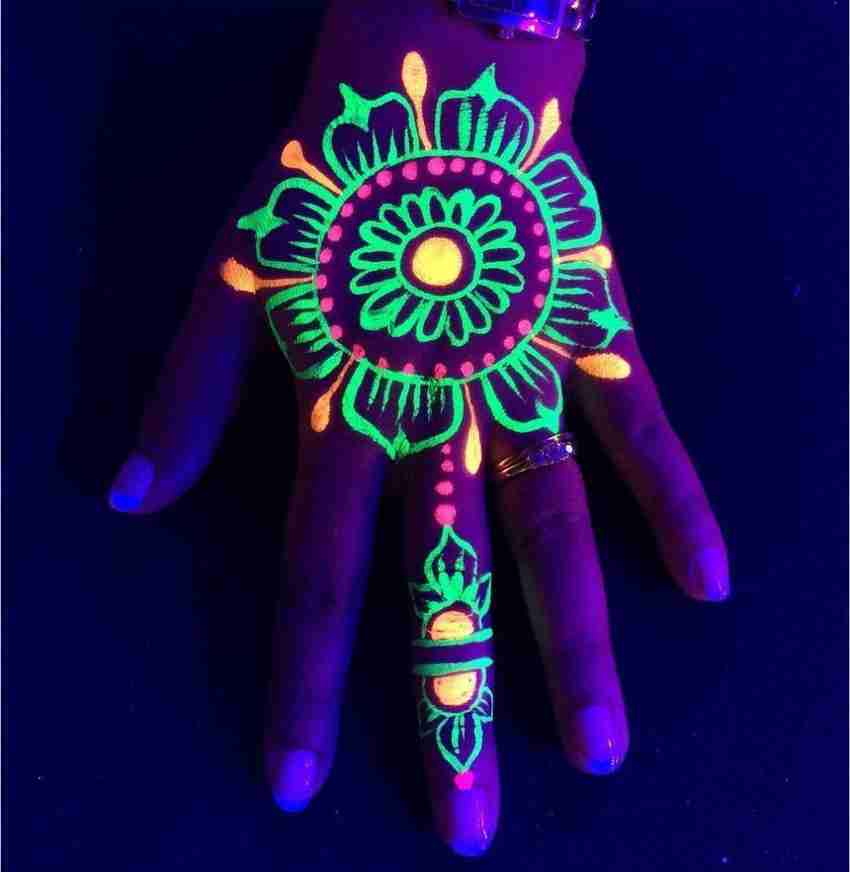 Black Light Paint Face
