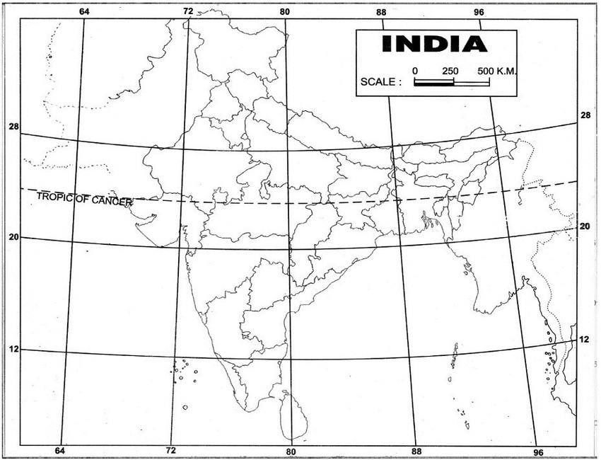Blank Political Map Of India Images Survey Of India