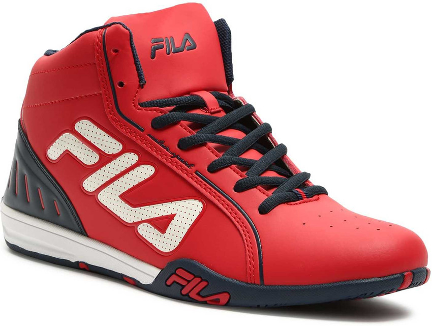 Fila shoes for men red store
