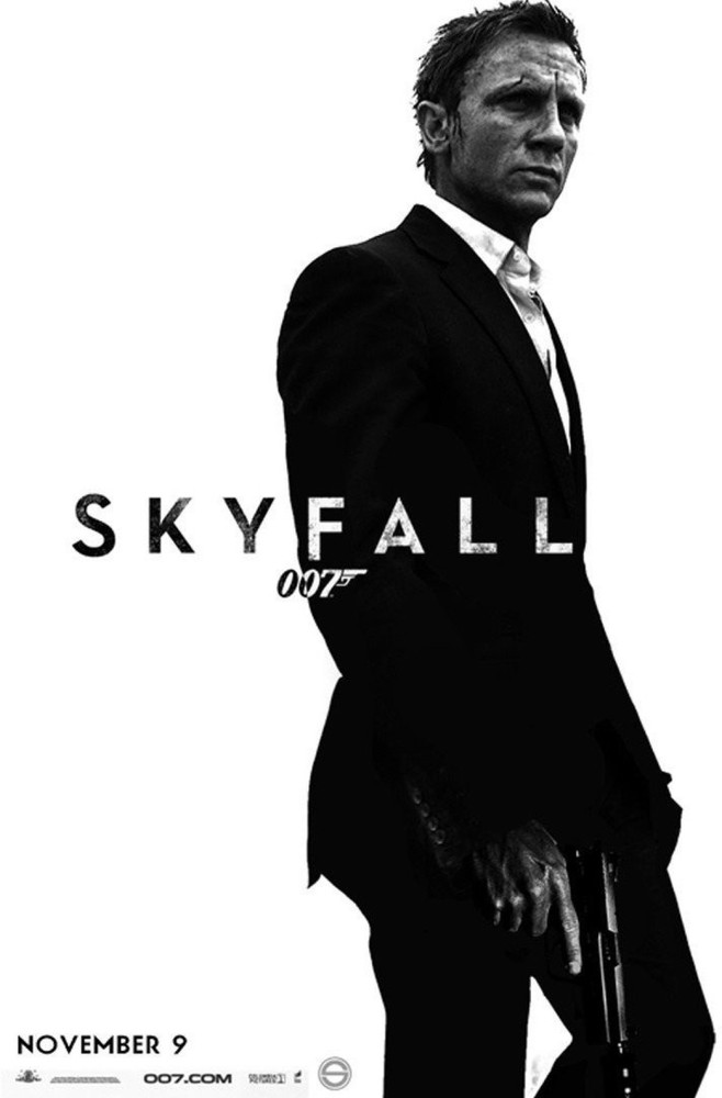 James Bond Daniel Craig Movie Posters Skyfall High Quality Daniel