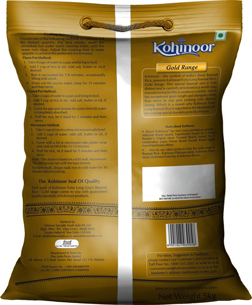 how to cook kohinoor basmati rice