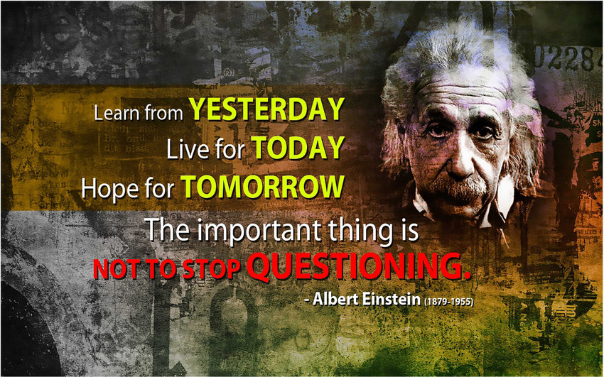 Poster Einstein Quotes