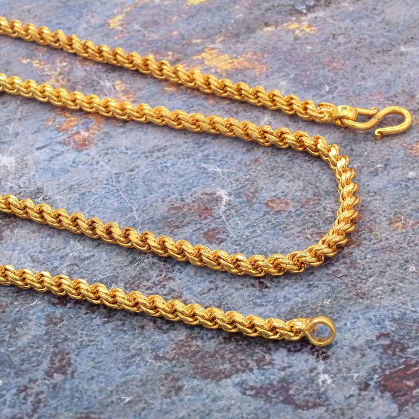 Rope Gold Chains For Men