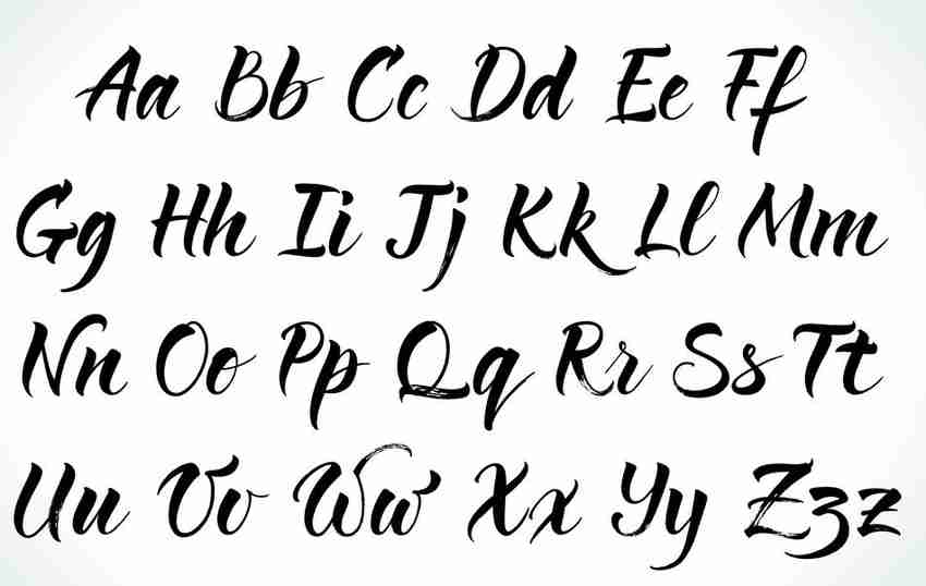 Cursive Letters Design Cursive Alphabet: Cursive Handwriting Workbook