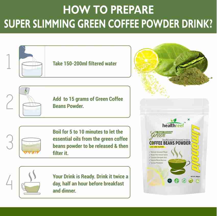 how to prepare green coffee beans drink