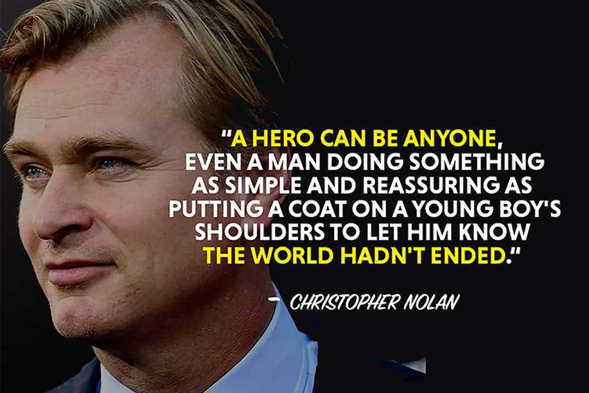 Famous Christopher Nolan Quotes Quote Of The Day: Christoper Nolan On