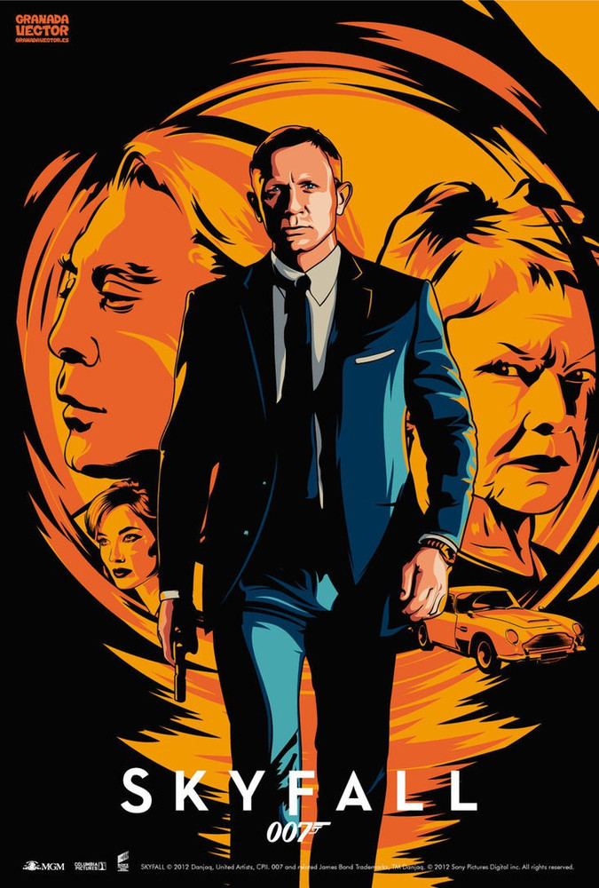 James Bond Skyfall Poster Skyfall James Bond 007 | Poster By Bartnikp