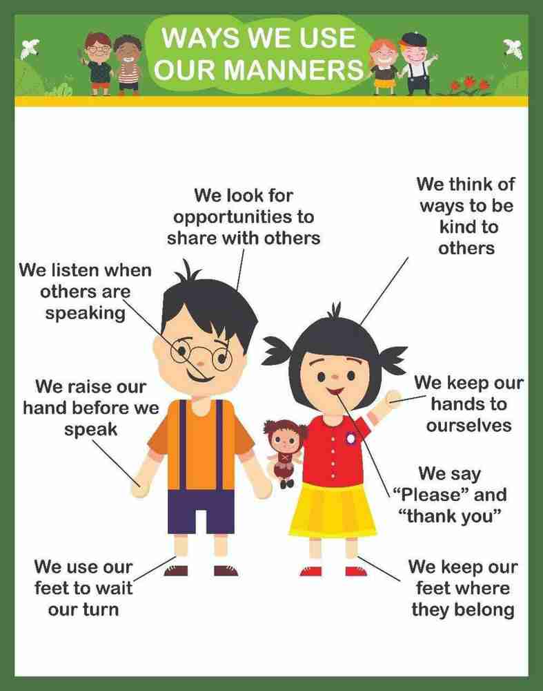 Good Manners For Children Pictures