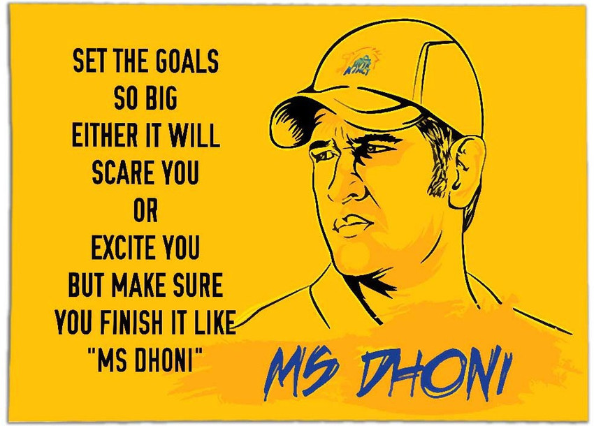 Ms Dhoniwith Quotes