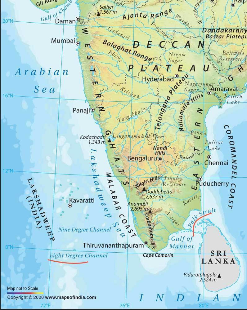 Physical Map Of India Kids Science Projects India Physical Map