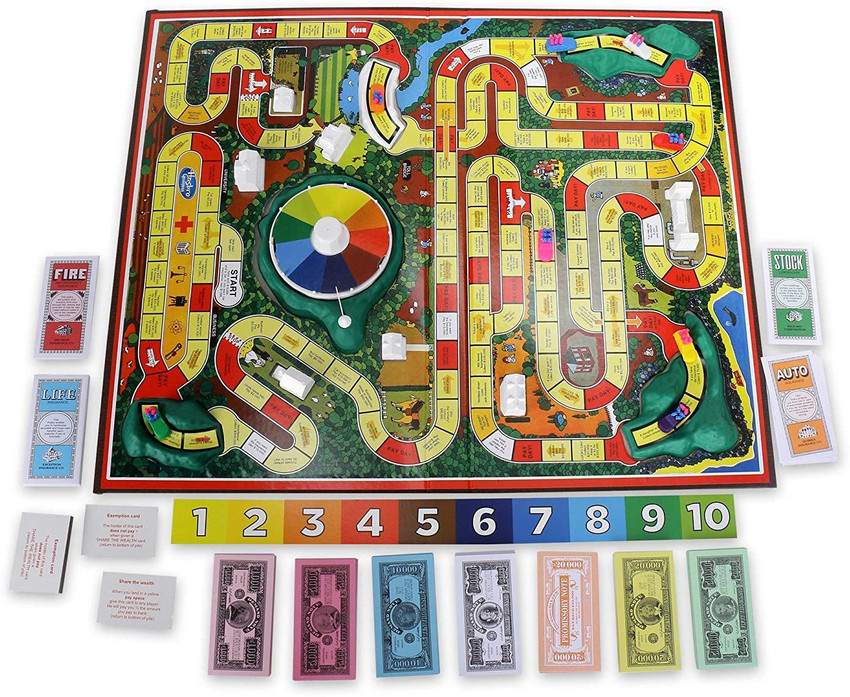 Original Life Game Board Video: The Real Game Of Life – Trade Talks