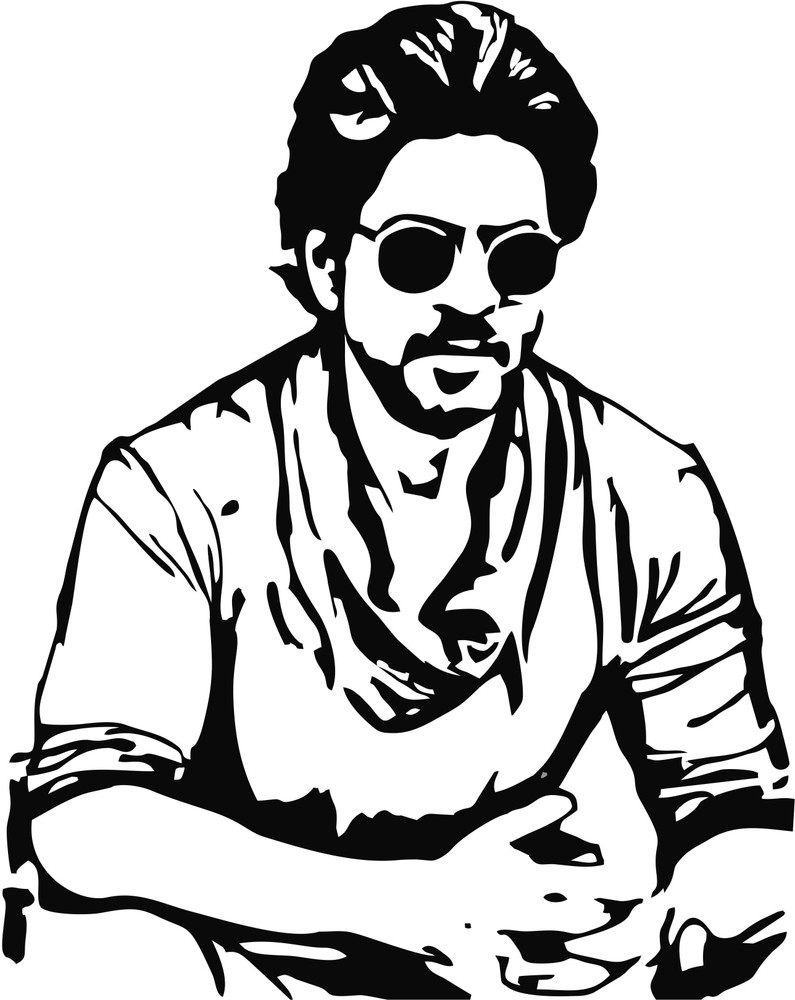 sharukh khan coloring pages