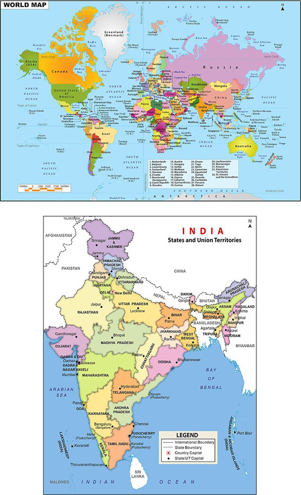 Basic Information About India India World Map India Map World