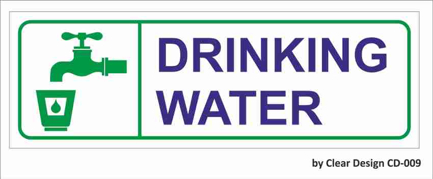 Drinking Water Sign