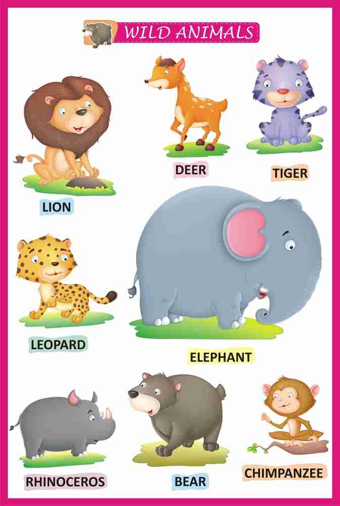 Wild Animals With Names WILD ANIMALS | Learn Wild Animals Sounds And