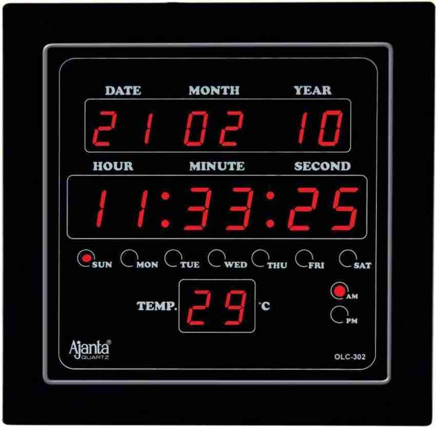 Digital Wall Clock Price Carven Digital Wall Clock 215x250mm