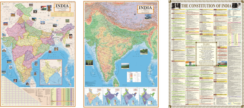 Physical Map Of India Kids Science Projects India Physical Map