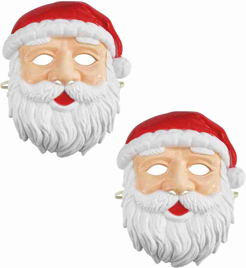 Santa Claus Face Mask Santa Beard Cloth Mask | Funny Santa Claus Beard