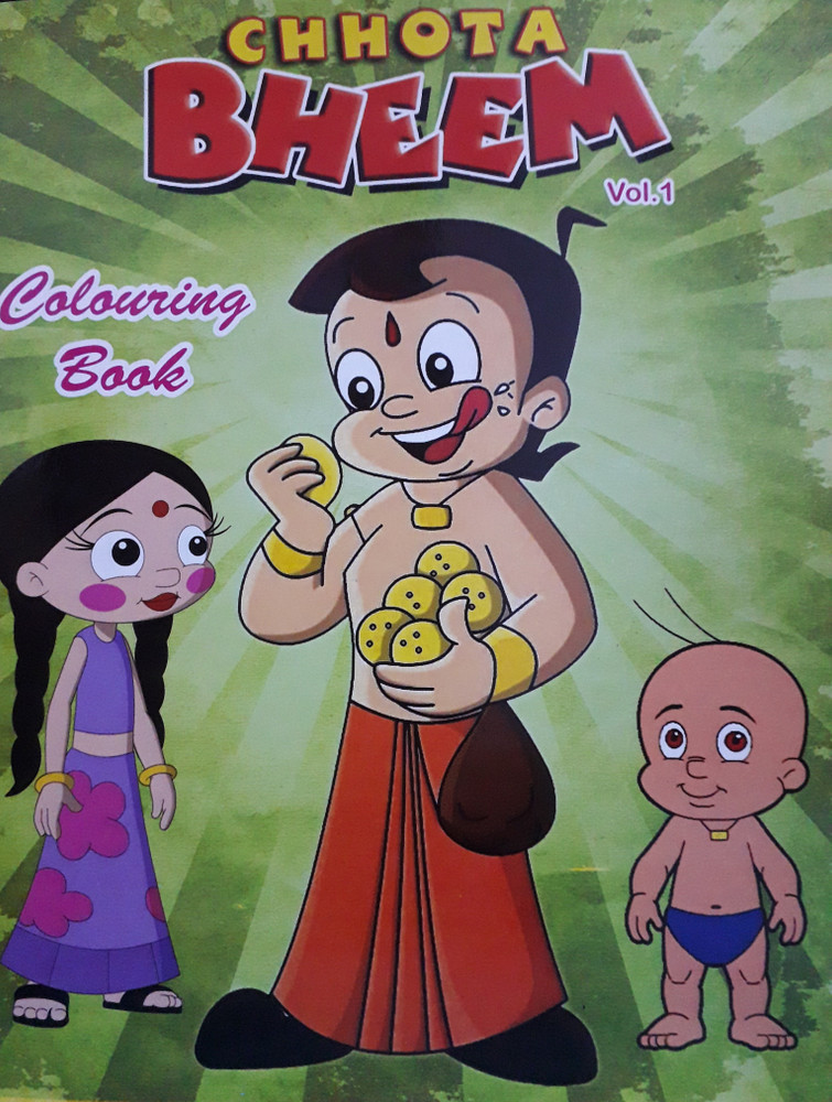 chota bheem characters for coloring pages