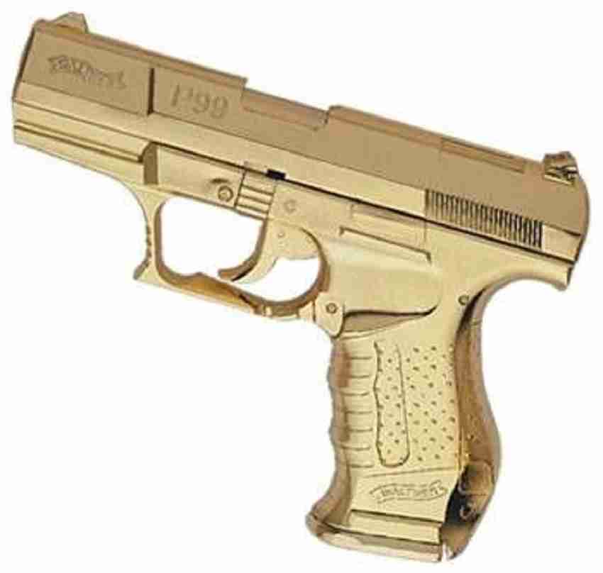 Gold P99 WE Tech Galaxy Hi CAPA Gas Blowback Airsoft Pistol (Color: