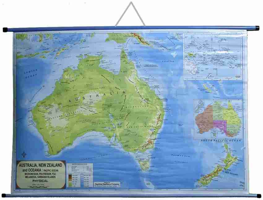 Physical Map Of Australia Map Australia