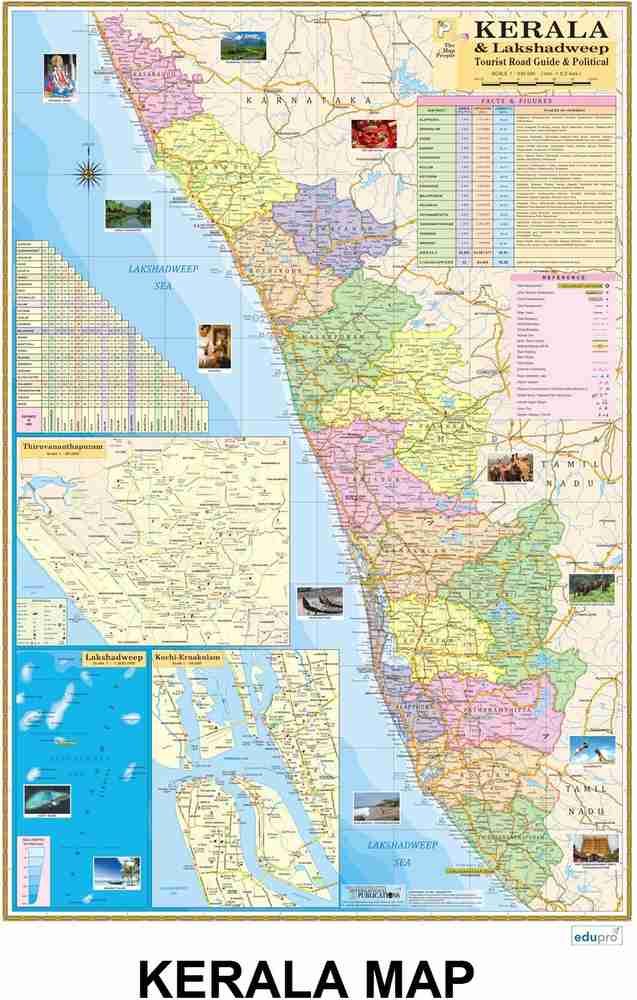 Kerala Railway Map Jungle Maps: Map Of Kerala India