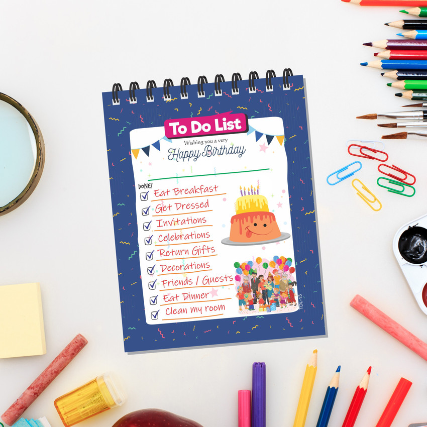 Birthday List Stationery