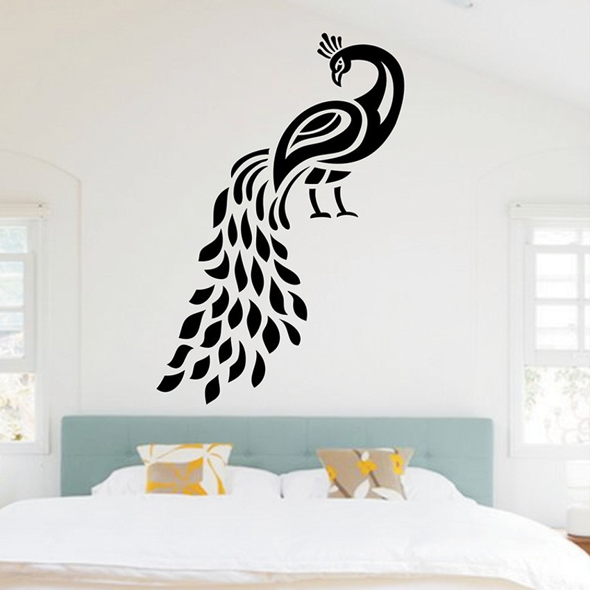 Peacock Stencil For Wall 1pc Peacock Painting Stencil Template