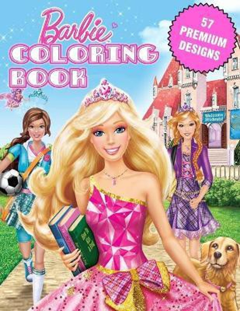 barbie princess charm school coloring pages