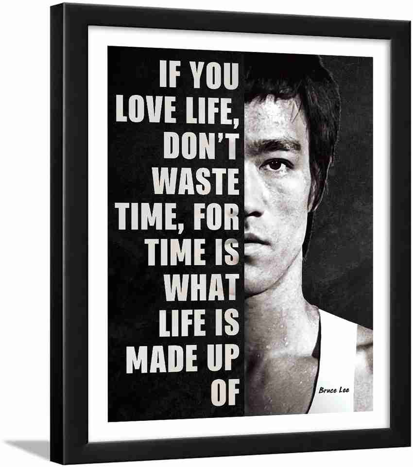 Bruce Lee Poster Quotes Bruce Lee PictureFramingStudio
