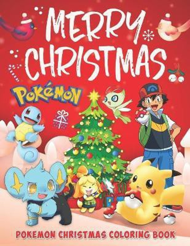 pikachu christmas coloring pages