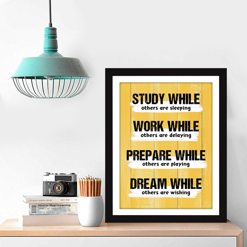 Study Wall Quotes Webelkart Premium Motivational Quote Photo Frame For