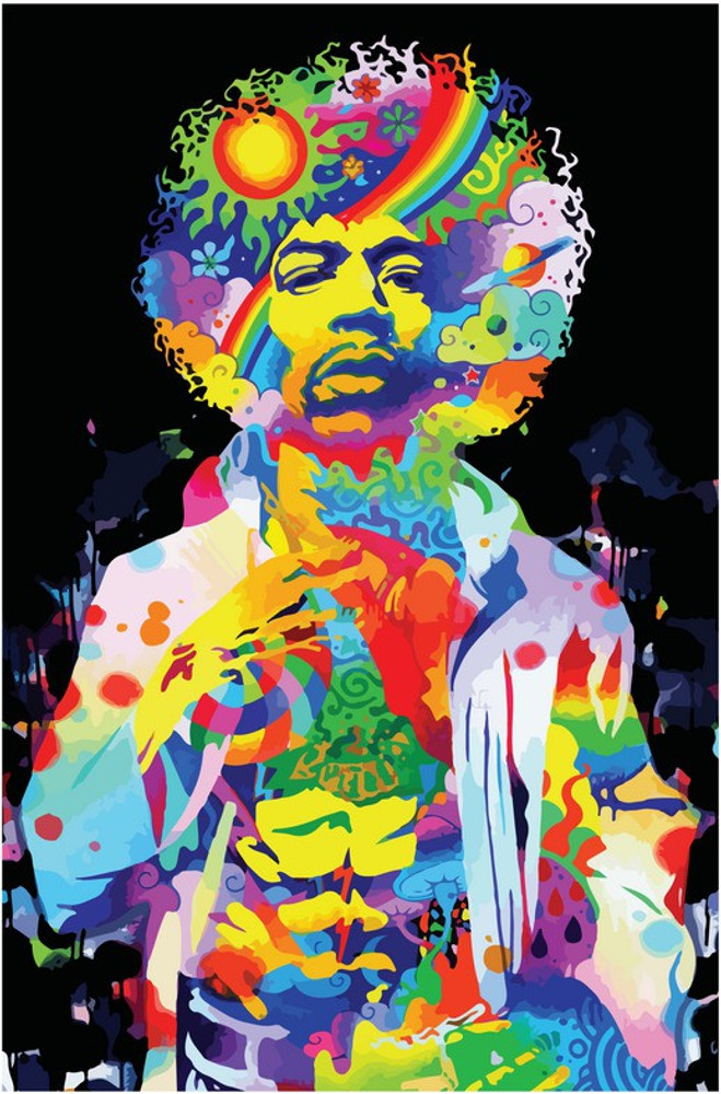 Jimi Hendrix Psychedelic Wallpaper Jimi Hendrix Artwork Projects