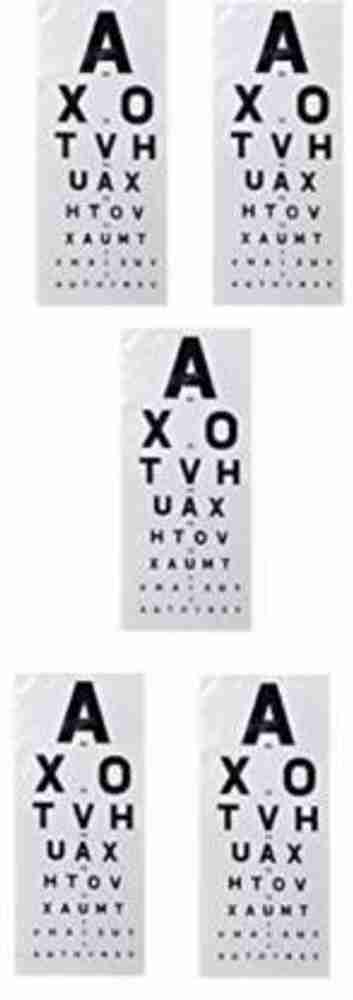 Eye Vision Chart Test Poster Print Eye Test Vision Chart Health Check