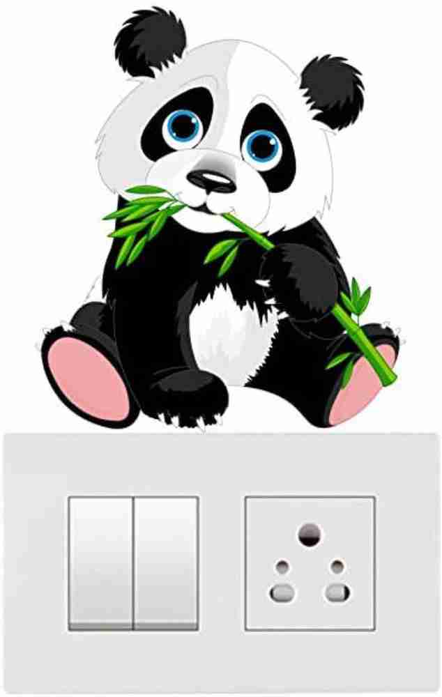 how to draw super cute light switch panda