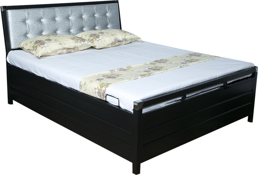 M R Steel furniture MR Metal Storage Bed Queen Size 6 5 with Hydraulic Storage Metal Queen Hydraulic Bed Price in India Buy M R Steel furniture MR Metal Storage Bed Queen