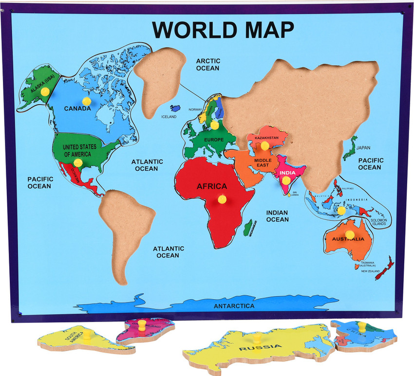 World Map Continents And Oceans For Kids EKDALI World Map And Its