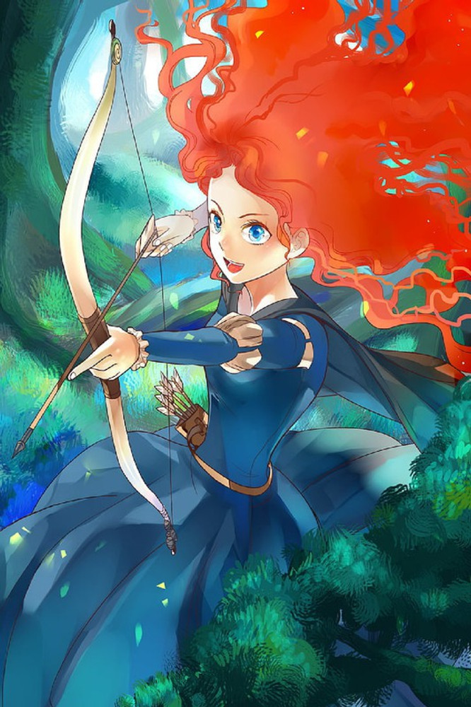 Merida From Brave Wallpaper