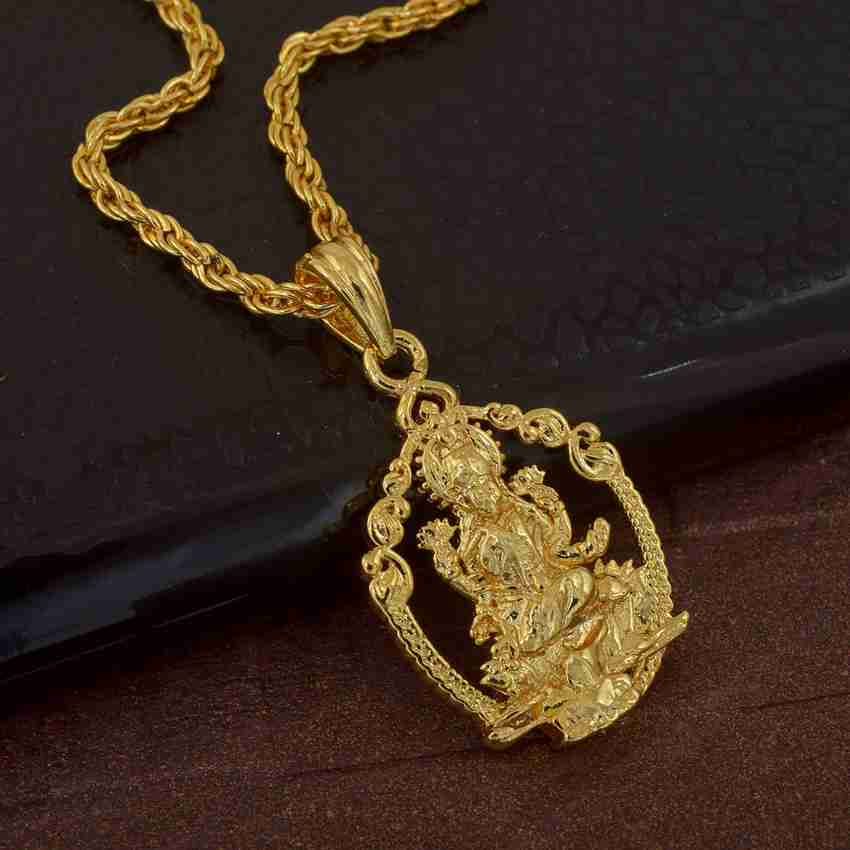 Lakshmi devi small locket in gold store