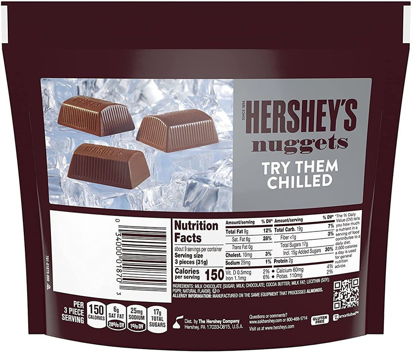 Hershey Milk Chocolate Nuggets